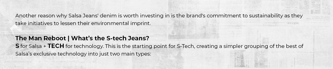 Discover Salsa Jeans Denim Guide For Men | Azadea UAE